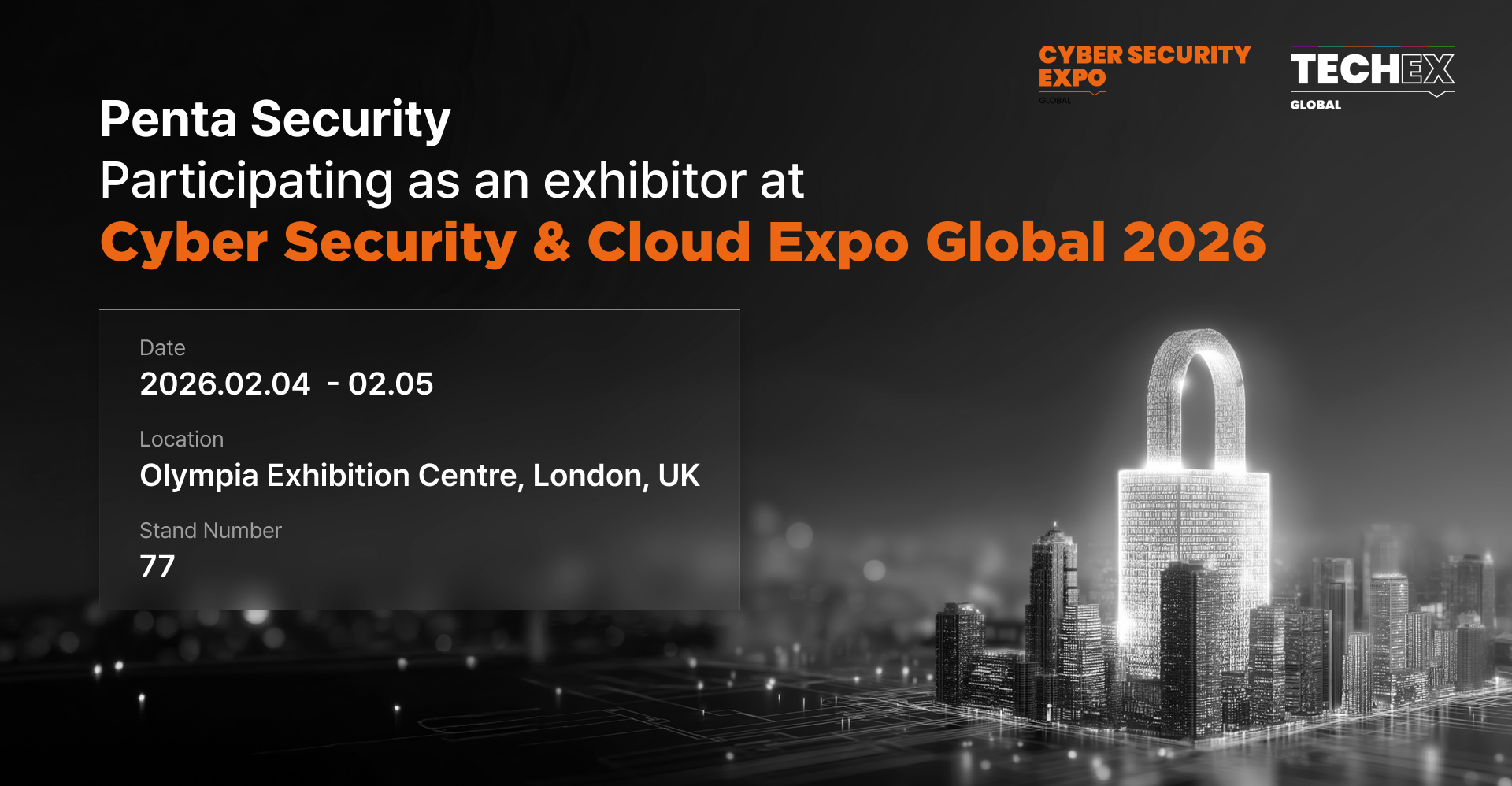 Pentasecurity to Exhibit at Cyber Security & Cloud Expo Global 2026 in ...