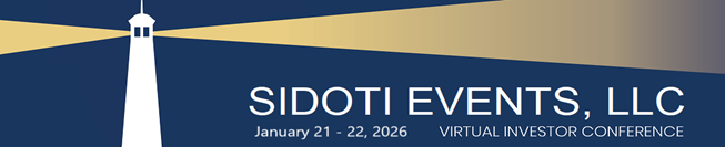 Sidoti Events, LLC's January Micro-Cap Virtual Conference | lifestyle ...